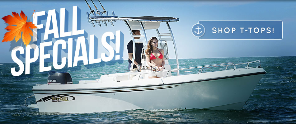 Stryker T-Tops | Universal Fishing T Tops for Center Console Boats